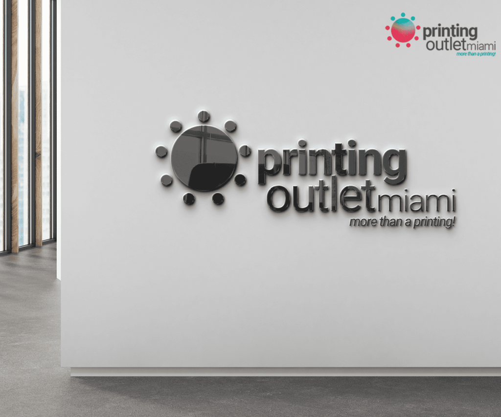 Acrylic Logo - Printingoutletmiami